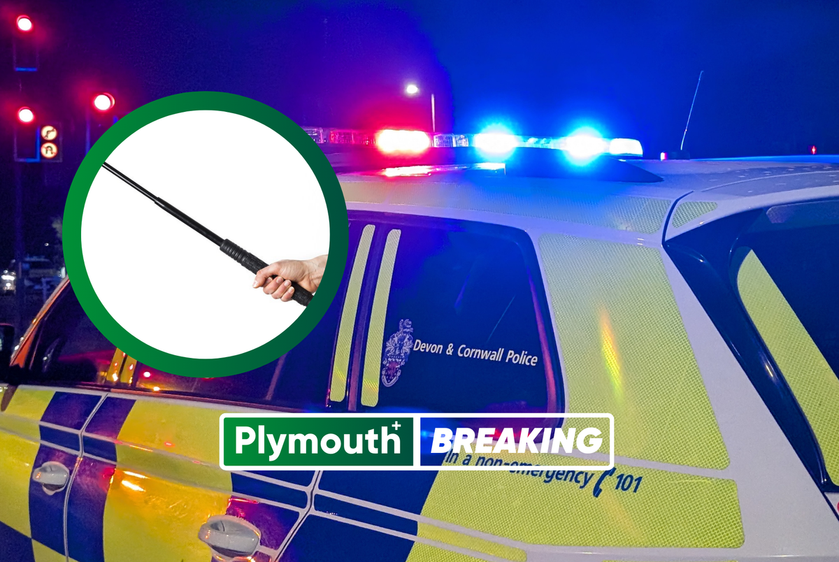 Man arrested after baton attack in Tamerton Foliot