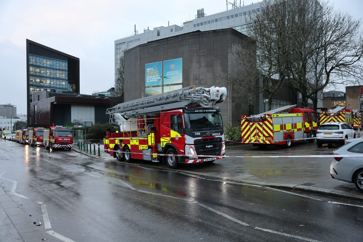 Major emergency response at the University of Plymouth